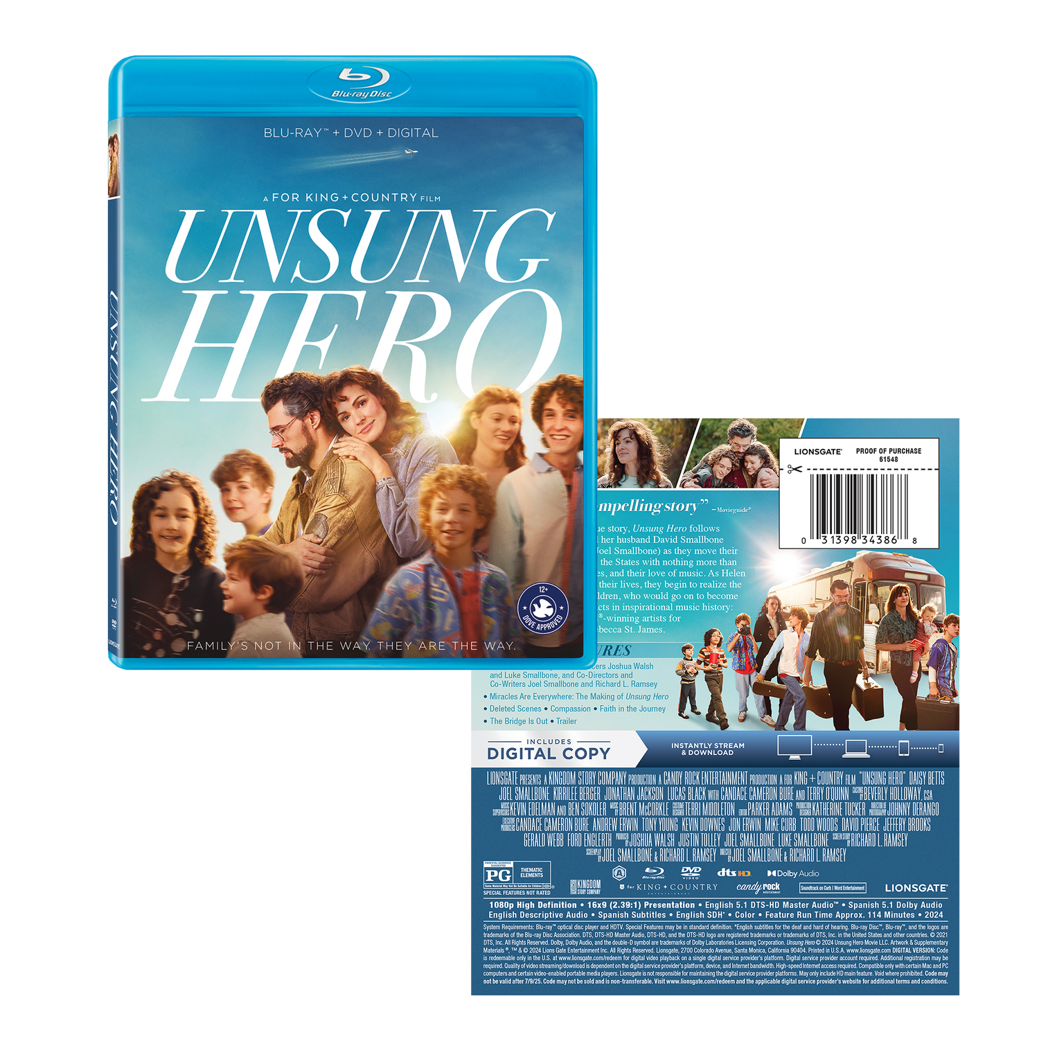 Unsung Hero: Bluray DVD | for KING + COUNTRY